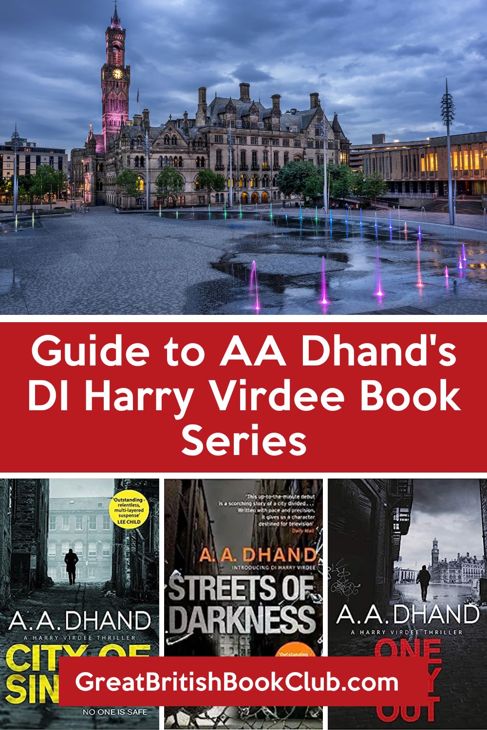 All of AA Dhand's DI Harry Virdee Books in Order - GREAT BRITISH BOOK CLUB
